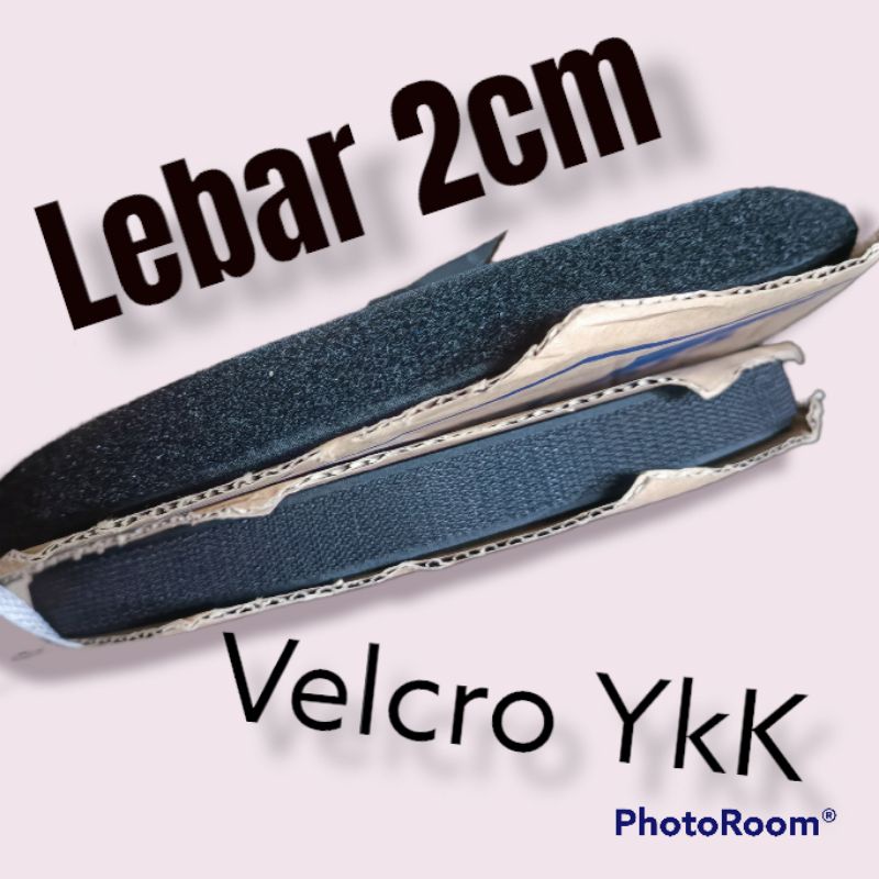 Jual velcro ykk hitam 2cm meteran | Shopee Indonesia