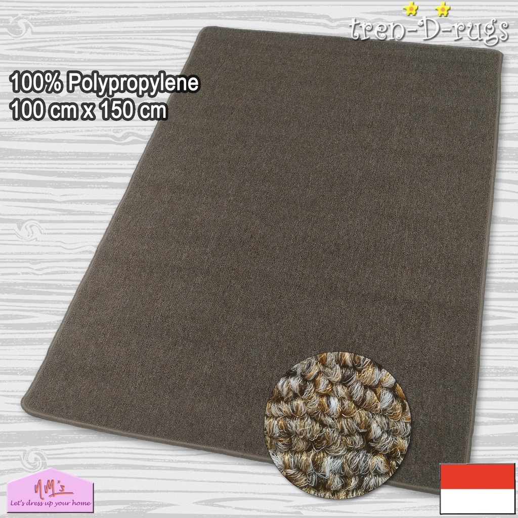 Jual Karpet Polypropylene Polos Lantai Ruang Tamu Tidur Permadani ...