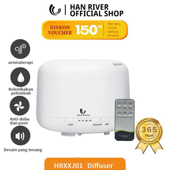 Jual HAN RIVER Diffuser HRXXJ01/Humidifier putih | Shopee Indonesia