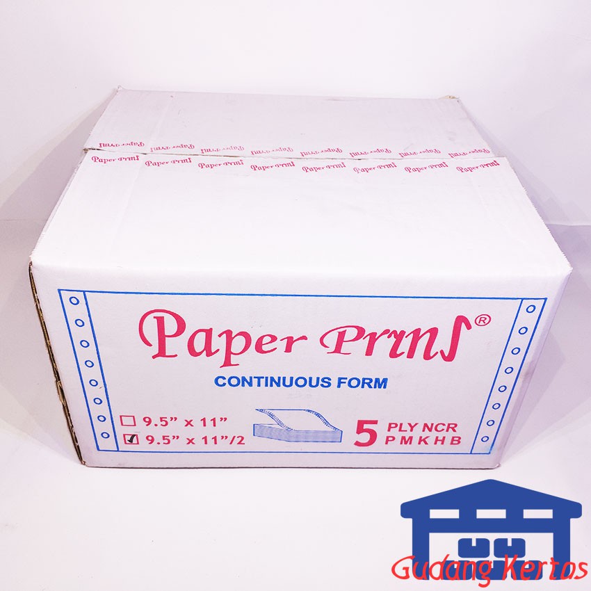 Jual CONTINUOUS FORM 91/2 X 11/2 5PLY PAPERPRYNS (BAGI 2) | Shopee ...