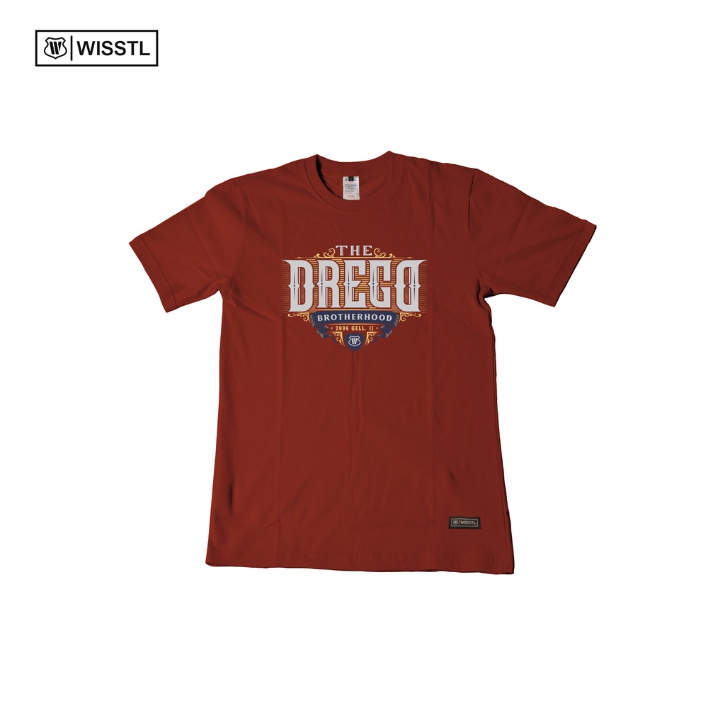 Jual WISSTL T-SHIRT : DREGD - THE BROTHERHOOD (MERAH / SHORT) | Shopee ...