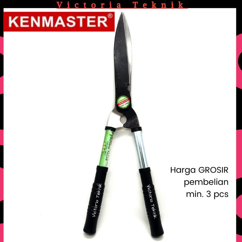 Jual Gunting Rumput Kenmaster Gagang Besi Lapis Karet Gunting Rumput ...
