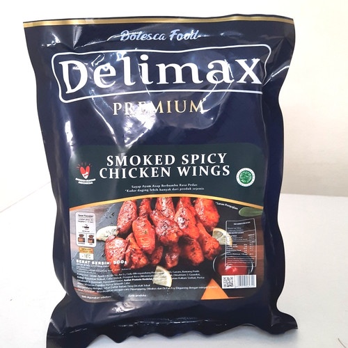 Jual DELIMAX SMOKED SPICY CHIKEN WINGS 500GR | Shopee Indonesia