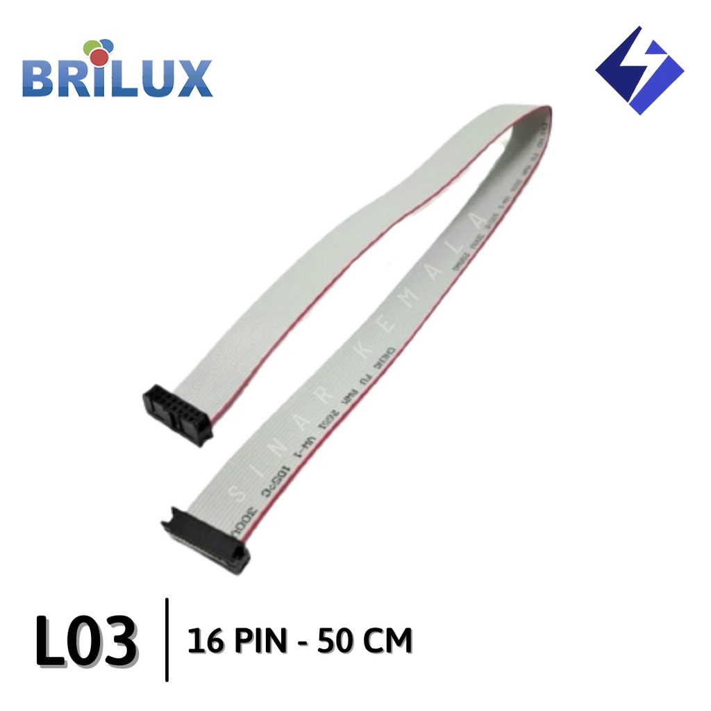 Jual Kabel Data 16 Pin 50cm Running Text Videotron | Shopee Indonesia