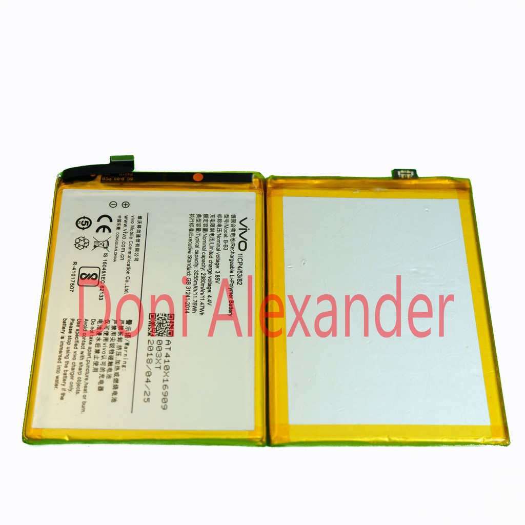 Jual BATERAI BATRE VIVO V5 PLUS B-B9 ORIGINAL | Shopee Indonesia