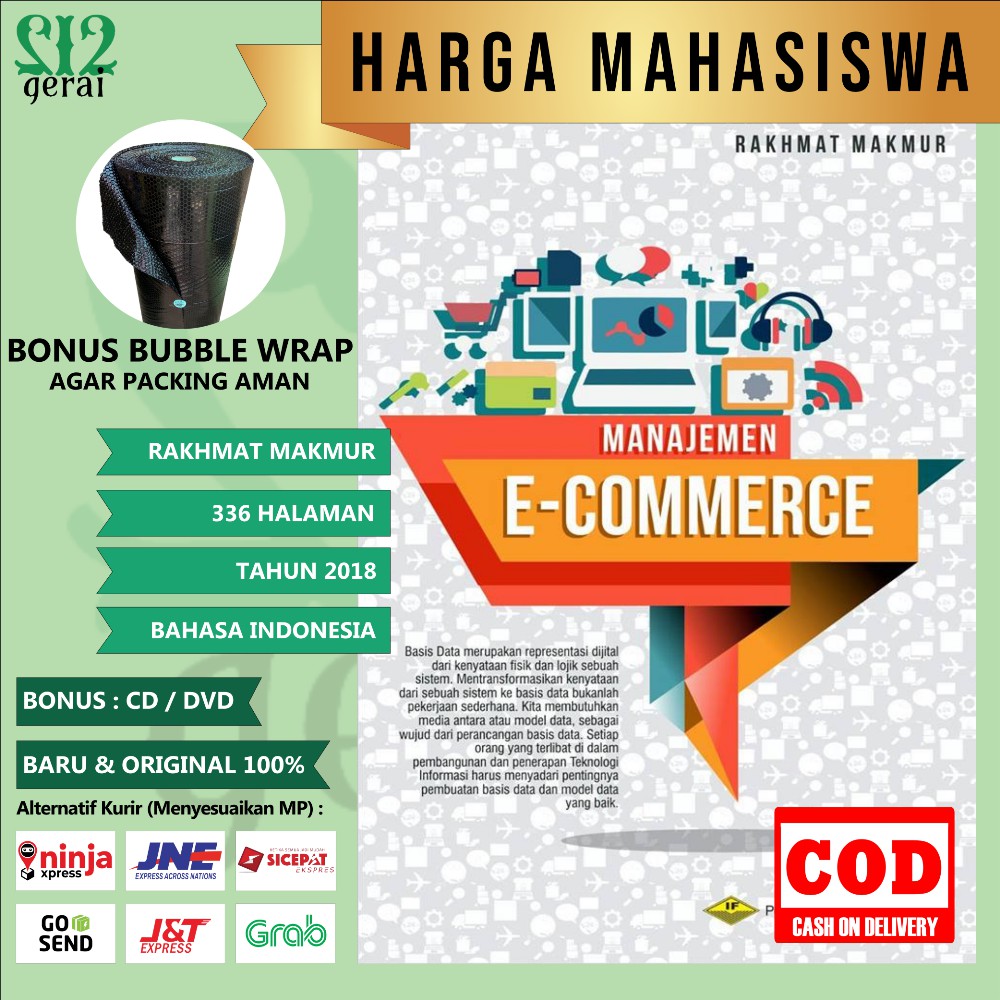 Jual BUKU MANAJEMEN E-COMMERCE RAKHMAT MAKMUR HARGA MAHASISWA | Shopee Indonesia