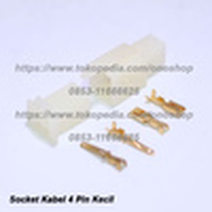 Jual Socket Kabel 4 Pin Kecil ( Set + Skun ) | Shopee Indonesia