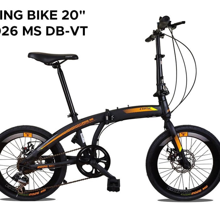 Jual SEPEDA LIPAT/FOLDING BIKE EXOTIC -ET 2026 MS DB 20" | Shopee Indonesia