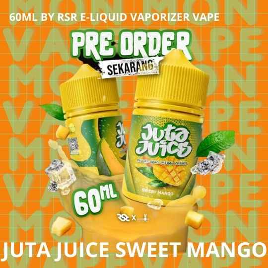 Jual JUTA JUICE SWEET MANGO 60ML BY RSR E-LIQUID VAPORIZER VAPE ...