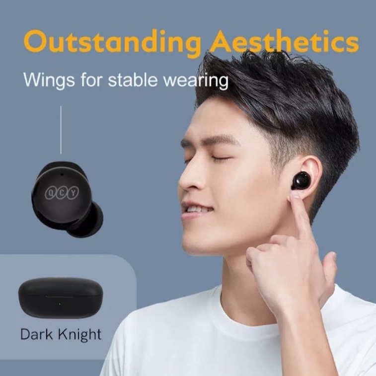 Jual QCY T17 TWS ENC Headset Bluetooth Wireless Earphone Earbuds | Shopee Indonesia