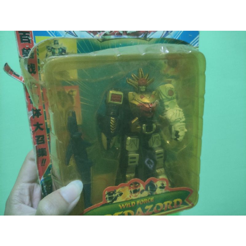 Jual power rangers wild force megazord mini - super sentai Gaoranger ...