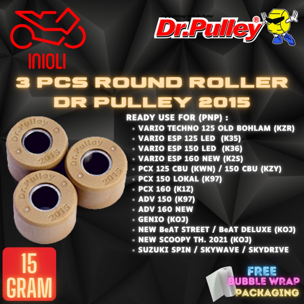 Jual ROLLER DR PULLEY 15 GRAM VARIO 125 150 160 PCX 125 CBU 150 LOKAL ...