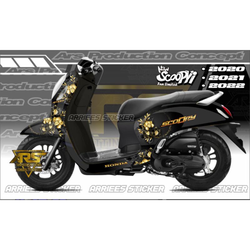 Jual Decal stiker scoopy Prestige new stylish 2020 2021 2022 2023 ...