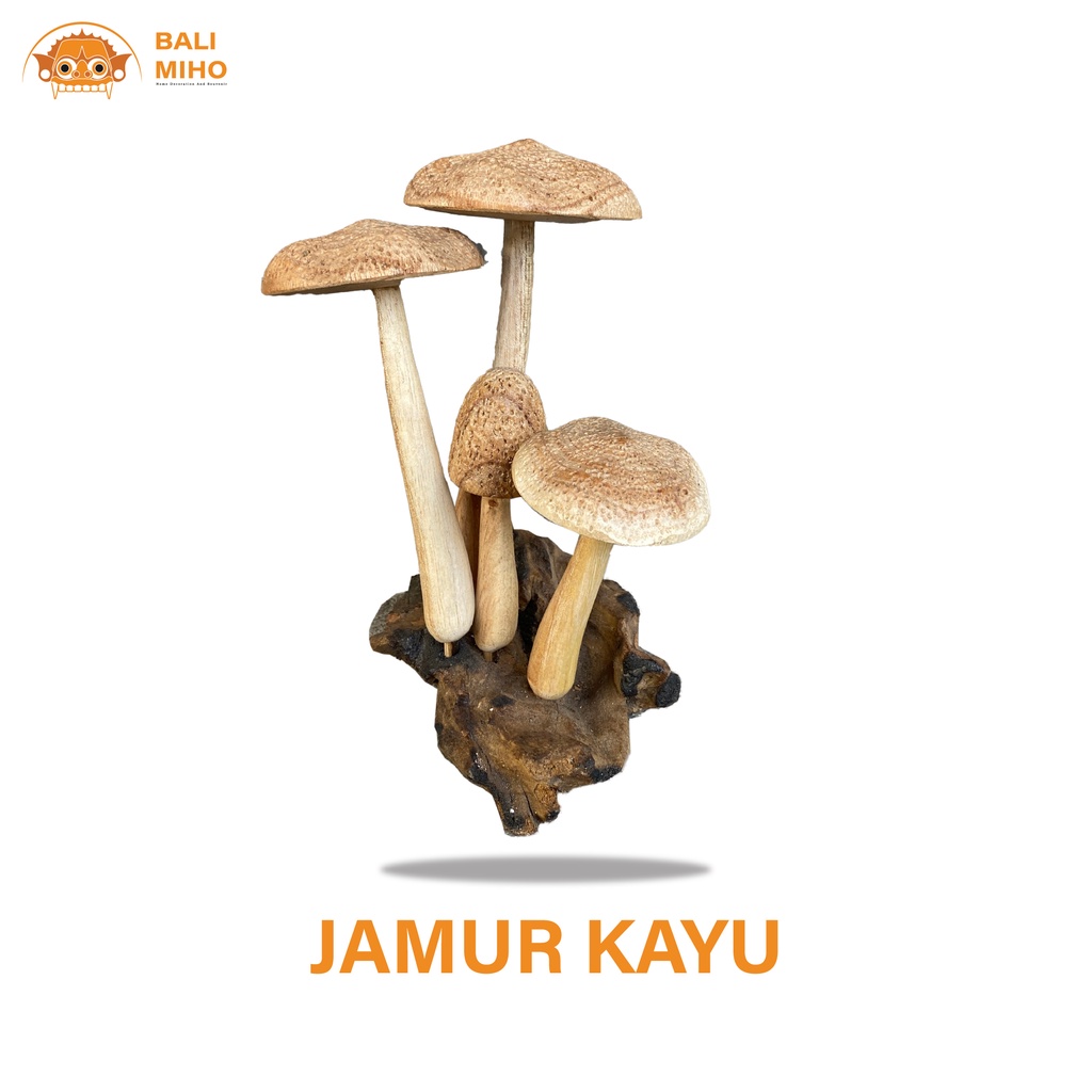 Jual Patung Jamur Kayu Dekorasi Jamur Pajangan Jamur Kayu Mushroom ...