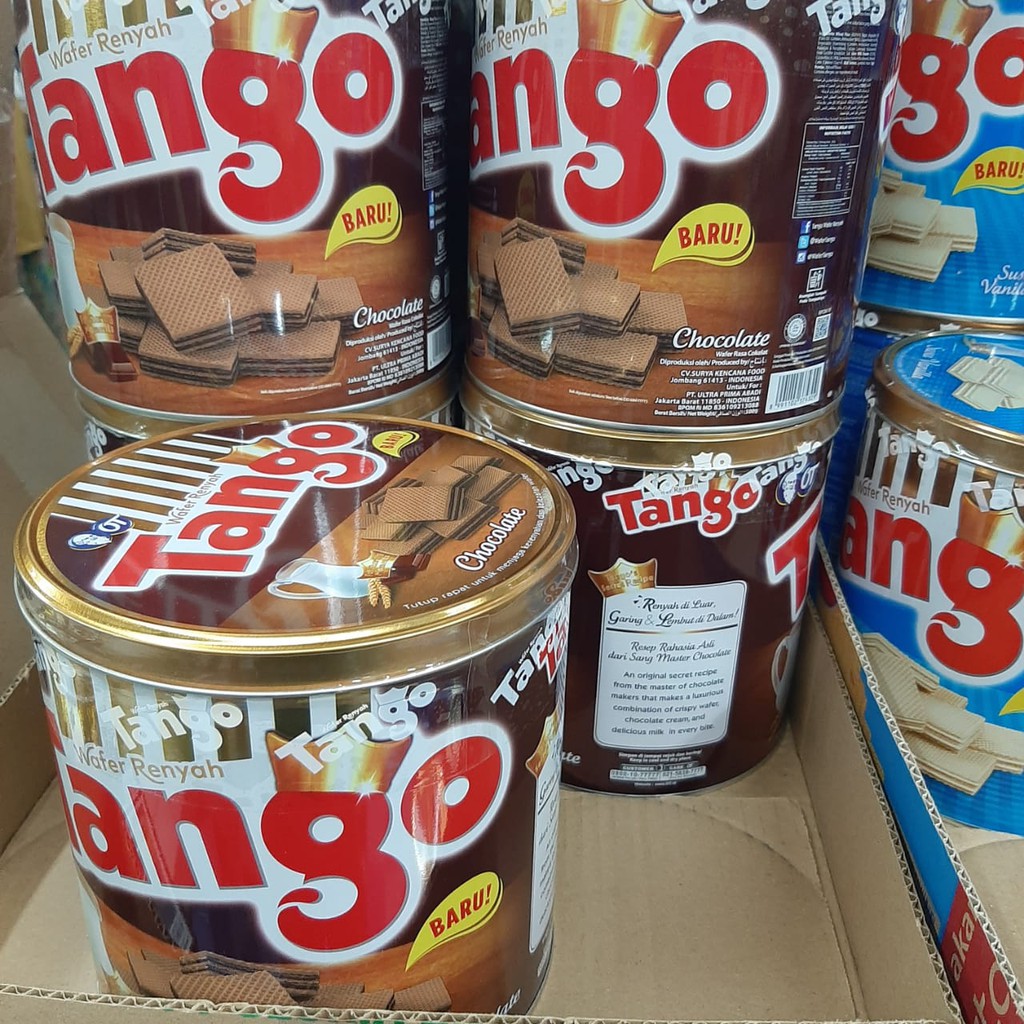 Jual TANGO WAFER KALENG COKLAT 300 gr | Shopee Indonesia