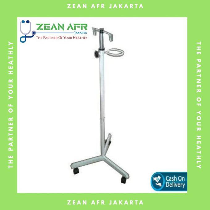 Jual Tiang Infus Kaki 3 Roda Standar Standard Infus | Shopee Indonesia