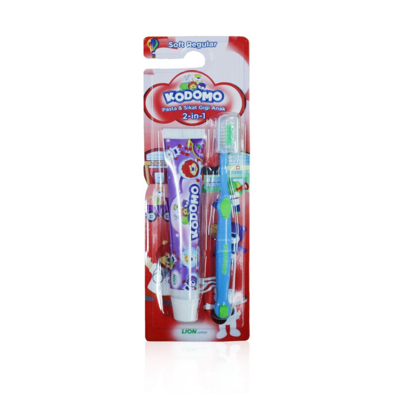 Jual Kodomo Toothbrush & Toothpaste 2in1 + Toys | Shopee Indonesia