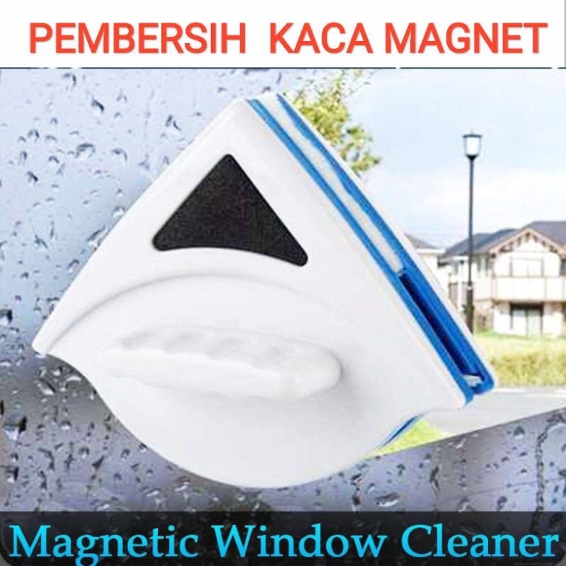 Jual Alat Pembersih Kaca Jendela Magnetik 2Sisi Double Sided Glass ...
