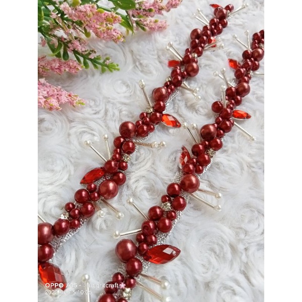 Jual Payet Rangkai/ Mutiara Rangkai Manik Bambu sampan/ Hiasan Kebaya ...