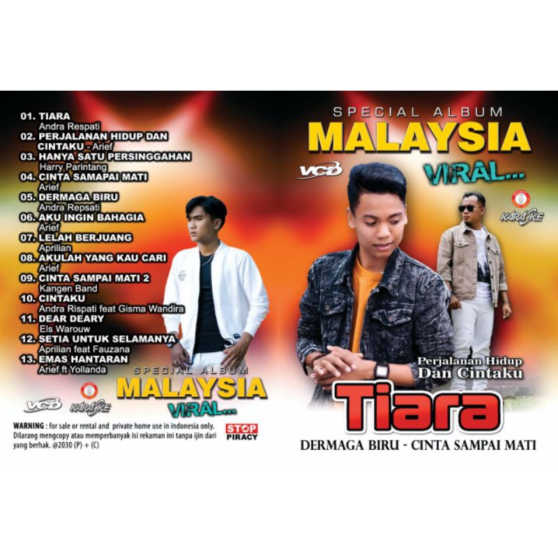 Jual KASET VCD DVD KARAOKE SPESIAL ALBUM MALAYSIA VIRAL TIARA / DAFABISNIS | Shopee Indonesia