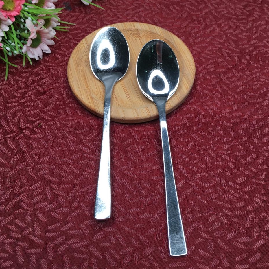 Jual Sendok teh Edelstahl 4pcs/ Peralatan Makan Stainless | Shopee ...