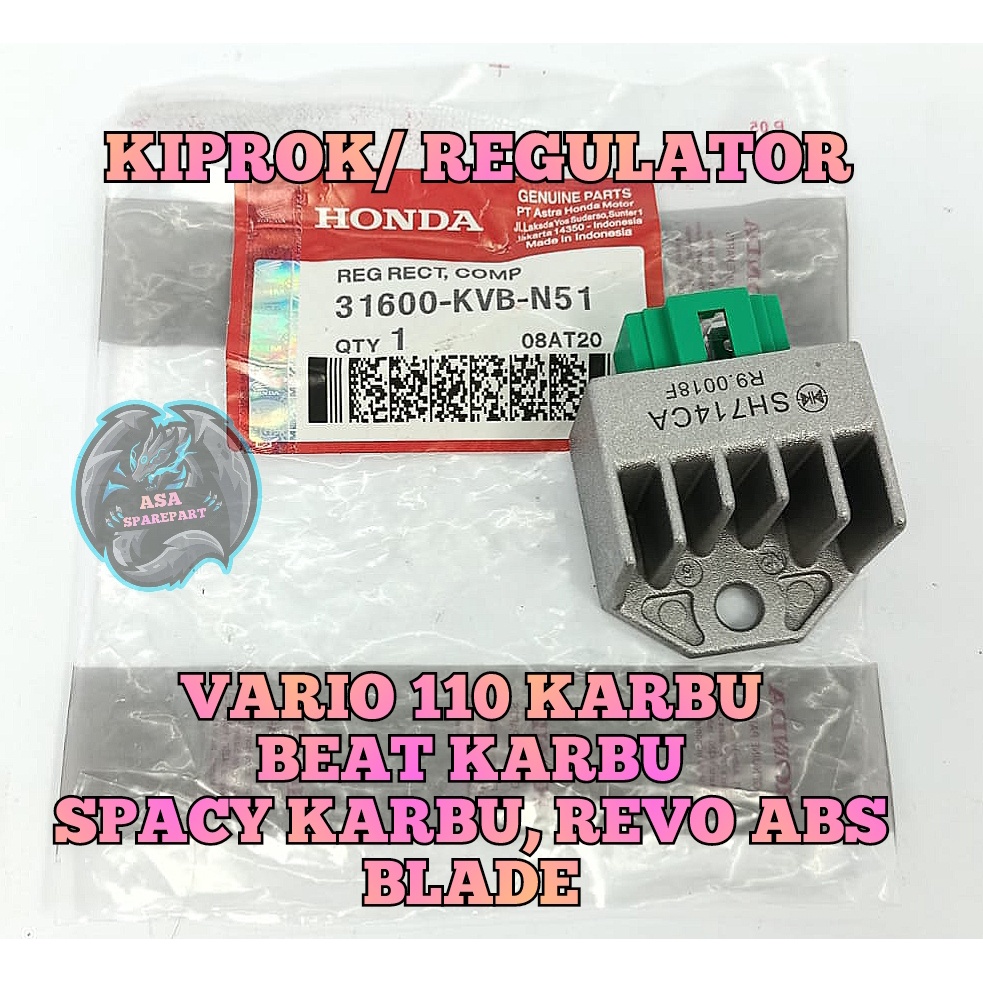 Jual KIPROK REGULATOR KVB ASLI ORIGINAL Motor HONDA VARIO 110 CW KARBU ...