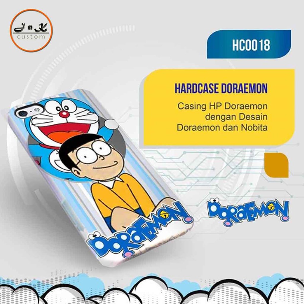 Jual CUSTOM CASE DORAEMON. MOTIF Doraemon Dan Nobita | Shopee Indonesia