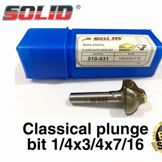 Jual Mata router mata profil 210-031 SOLID Classical plung Bits bit ...