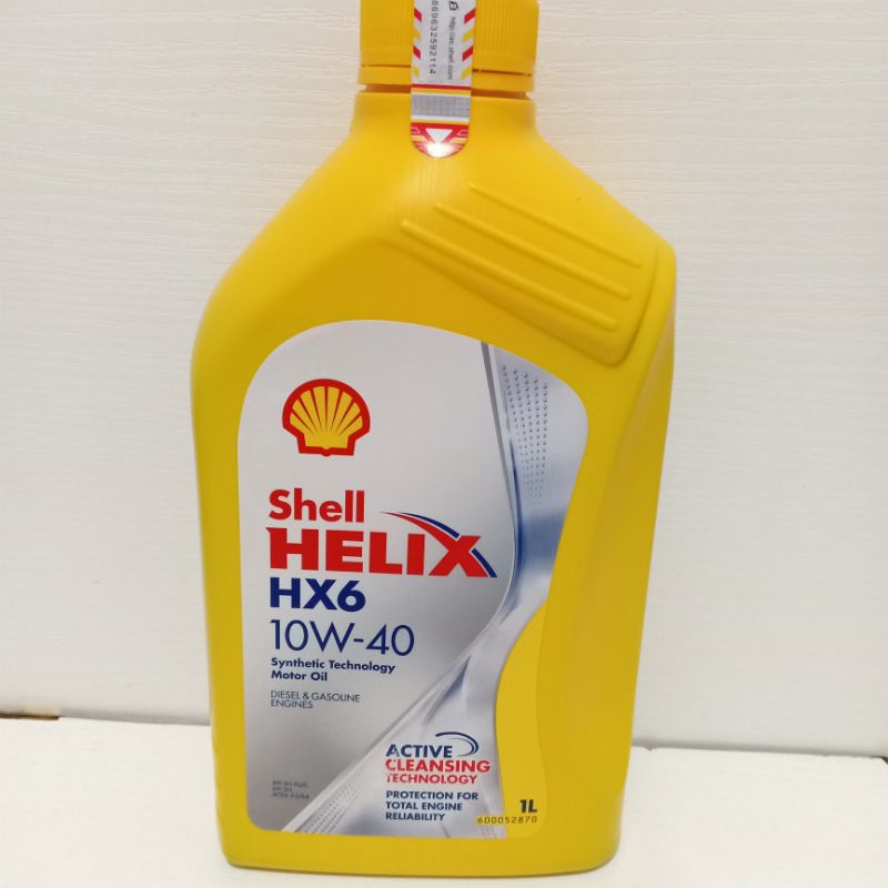Jual shell hx6 sae 10w-40 isi 1 liter | Shopee Indonesia