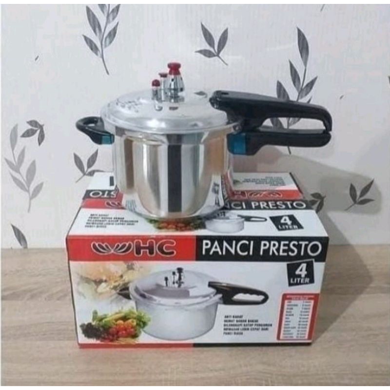 Jual Panci Presto 4 Liter HC Tanpa Tutup Kaca | Shopee Indonesia