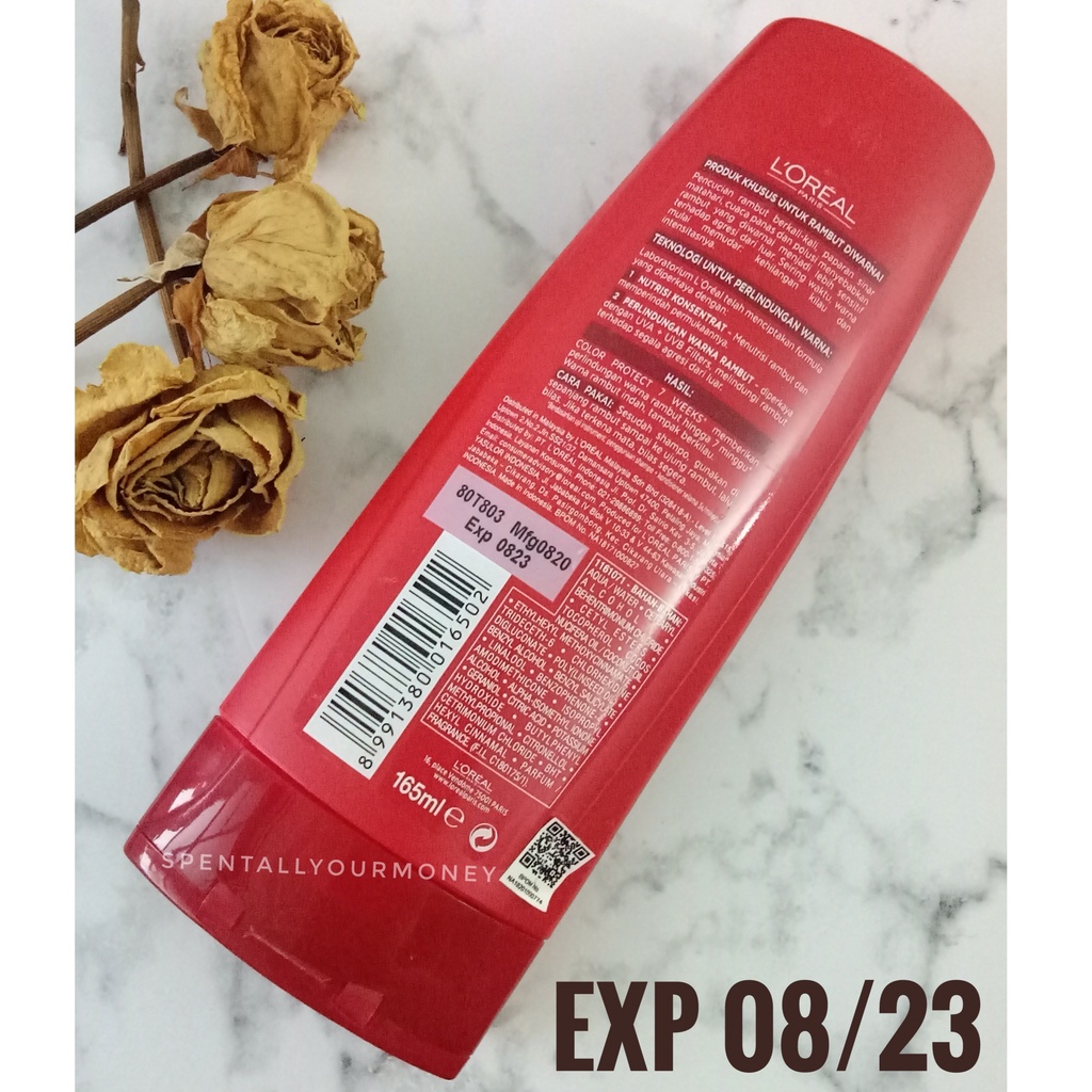 Jual NEW loreal paris ELSEVE hair color vive protecting conditioner ...