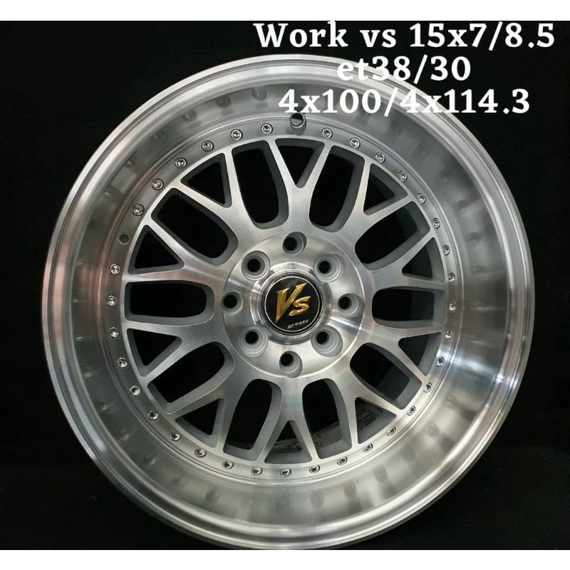 Jual Velg work vs r15 velg mobil work vs ring 15 | Shopee Indonesia