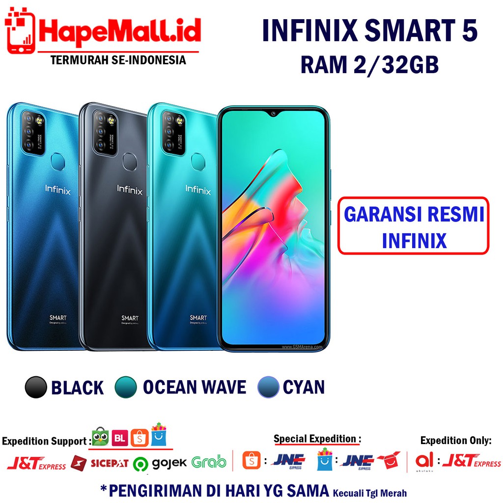 Jual INFINIX SMART 5 X657 RAM 2/32GB GARANSI RESMI INFINIX INDONESIA ...
