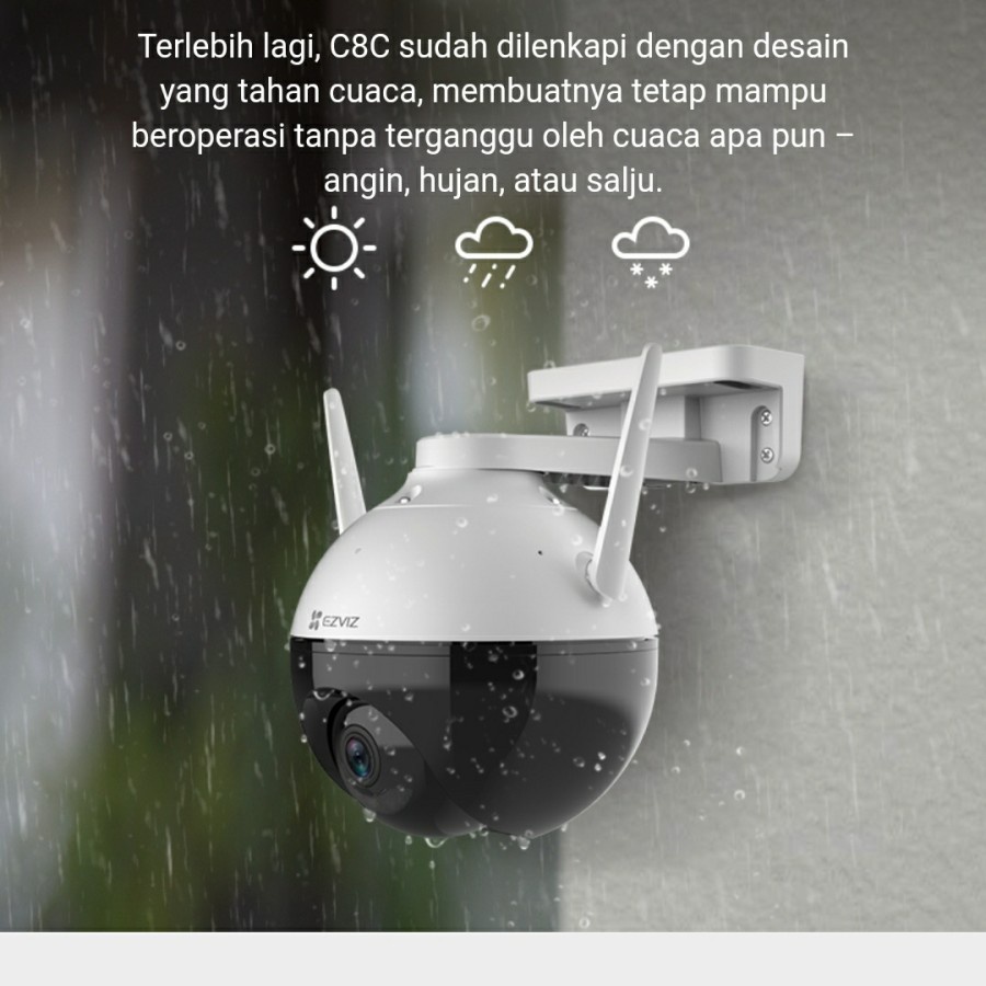 Jual EZVIZ C8C WIFI IP OUTDOOR PAN/TILT 1080P 2MP OUTDOOR WIRELESS ...