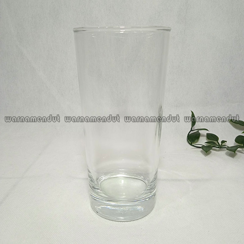 Jual Gelas kaca minuman dingin dan panas 450ml tinggi 13.5cm WEO IK9712 ...