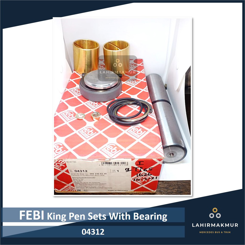 Jual King Pen Sets With Bearing 04312 FEBI Bis Mercy/Mercedez/Mercedes ...