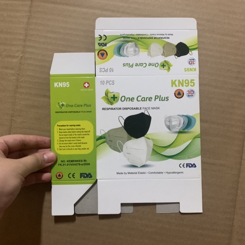 Jual KOTAK MASKER KN95 ONECARE KOSONG / BOX MASKER KN95 KOSONG | Shopee ...