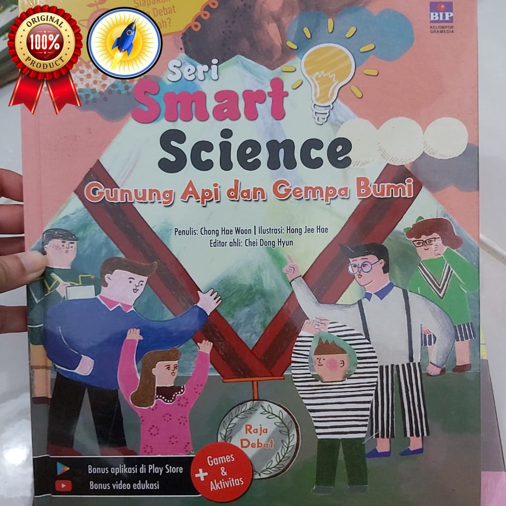 Jual Buku Anak Smart Science Gunung Berapi dan Gempa Bumi 100% Original ...