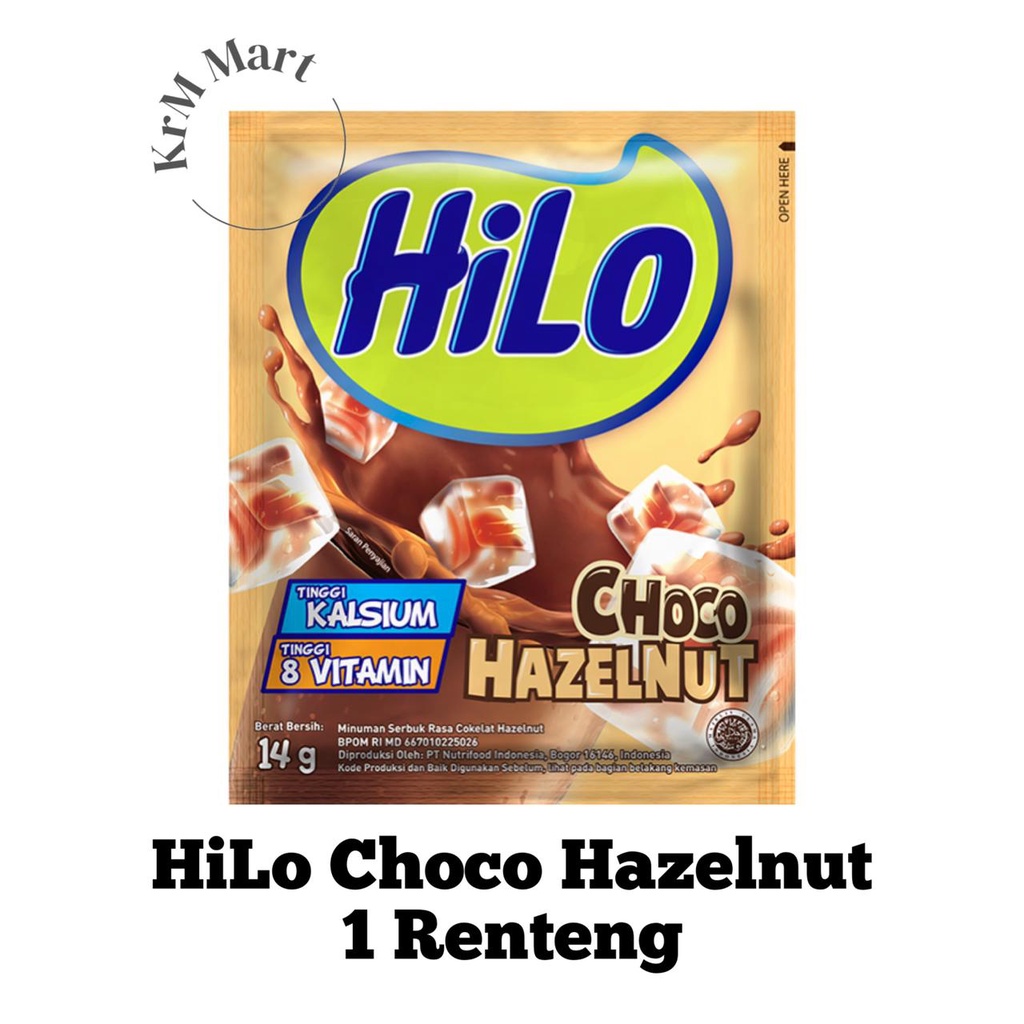 Jual Hilo Choco Hazelnut 1 Renteng renceng isi 10 Sachet | Shopee Indonesia