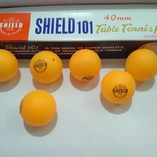 Jual Bola pingpong / Bola tenis meja blue shield 101 isi 6 pcs | Shopee Indonesia