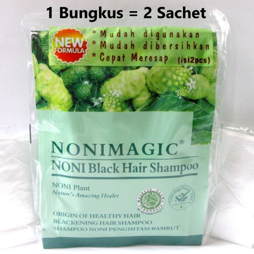 Jual NONIMAGIC NONI MAGIC NONI BLACK HAIR SHAMPOO NONI PLANT SHAMPOO ...