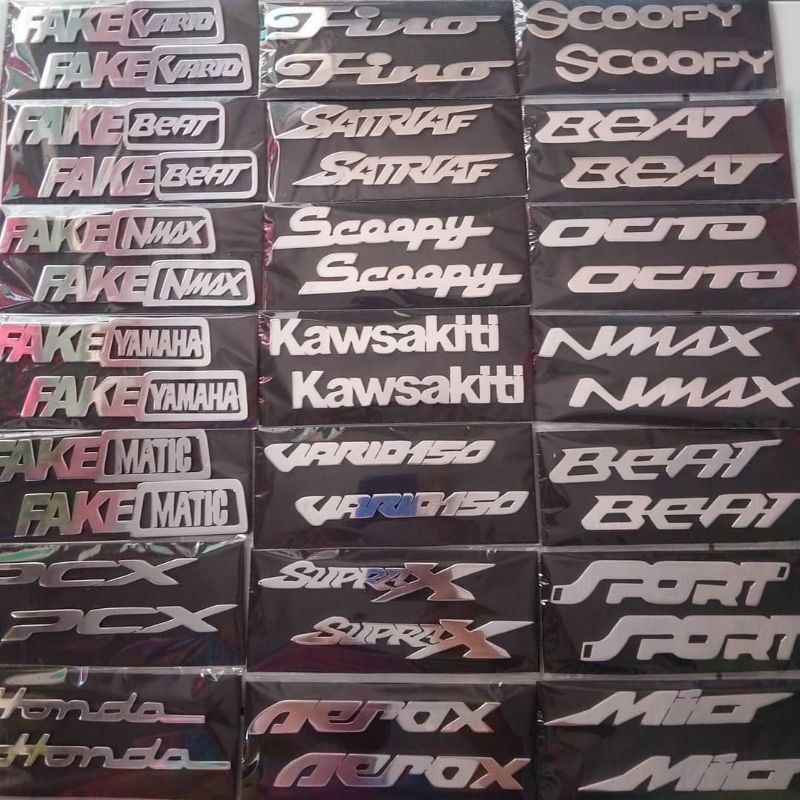 Jual EMBLEM MOTOR CUSTOM | Shopee Indonesia