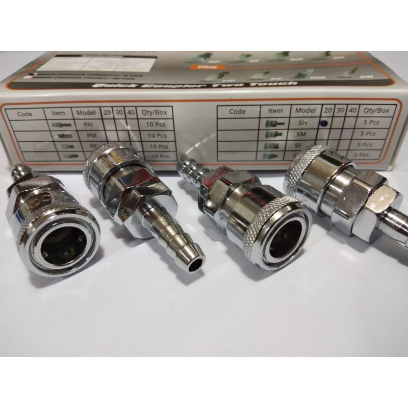 Jual Sambungan Selang Kompresor Coupler/Quick Coupler Socket SH 20 Sambungan Selang Kompresor ...