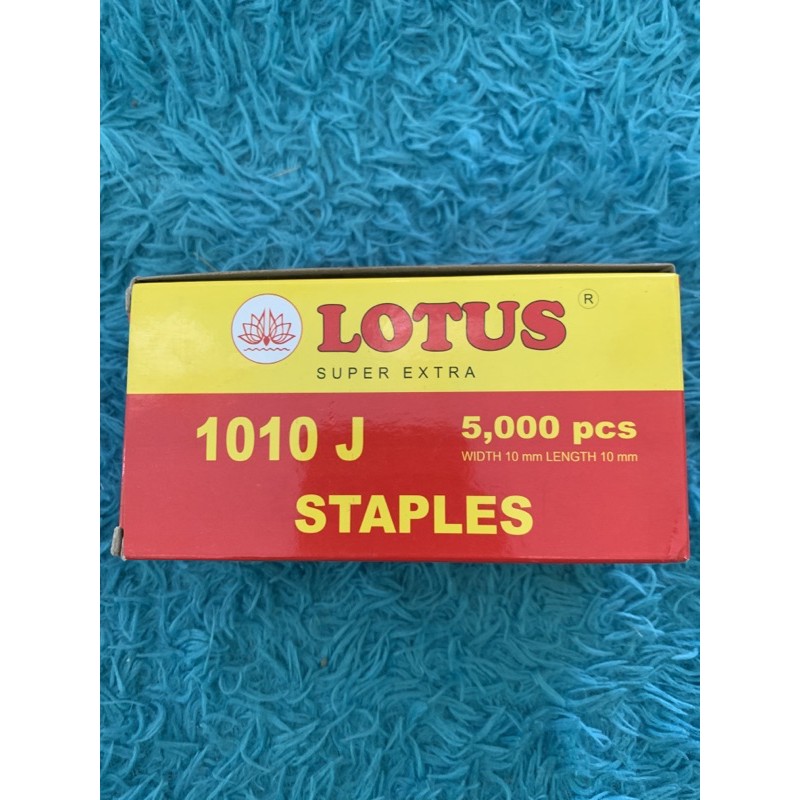Jual staples 1010 j lotus isi 5000pcs / isi stapler merk lotus 1010j ...
