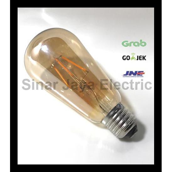 Jual lampu LED bulb bohlam edison / cafe / antik / pijar / dekorasi 4W ...