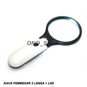 Jual Kaca Pembesar 2 Lensa + Led | Shopee Indonesia