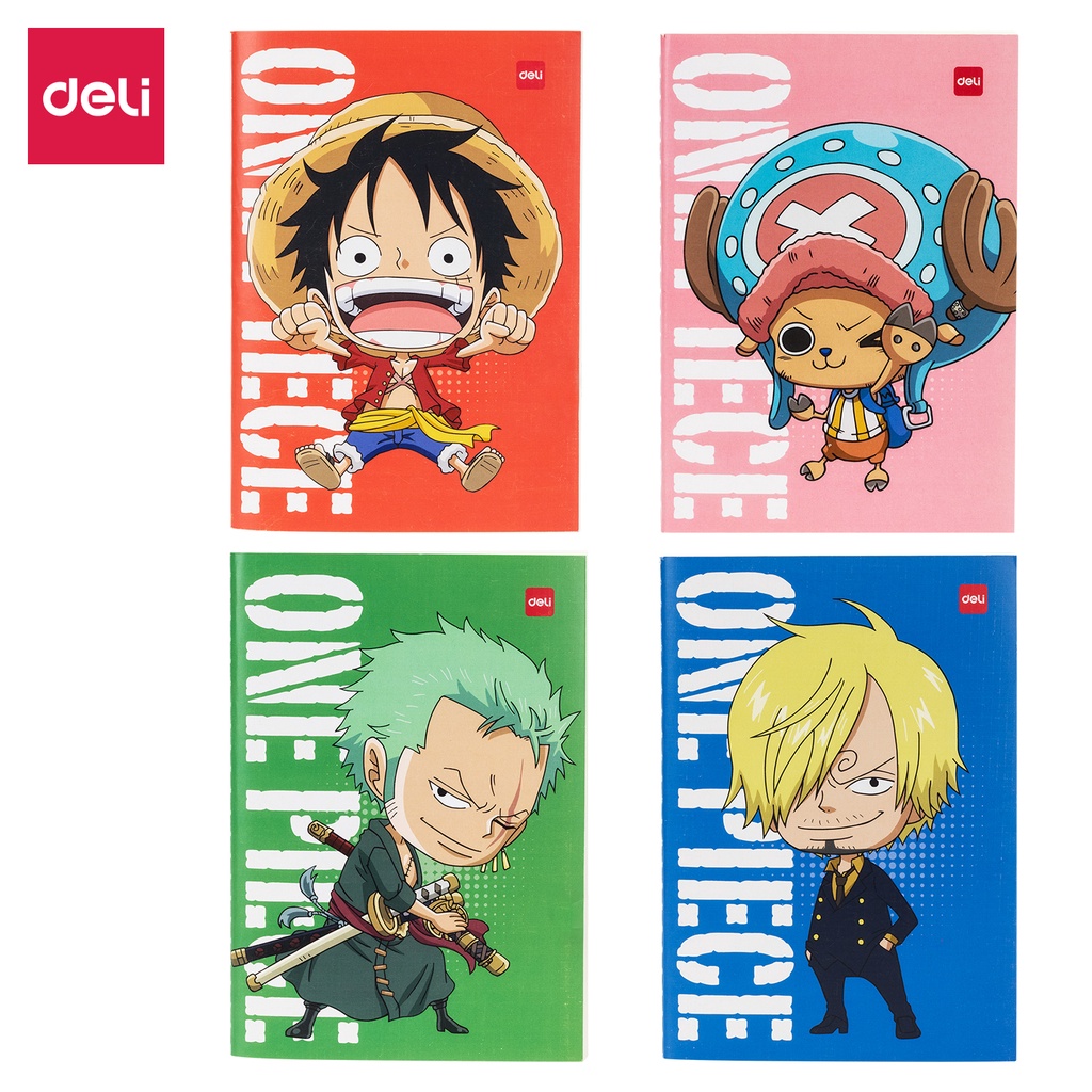 Jual Deli One Piece School Notebook / Buku Tulis Buku Catatan Jahit A5 ...