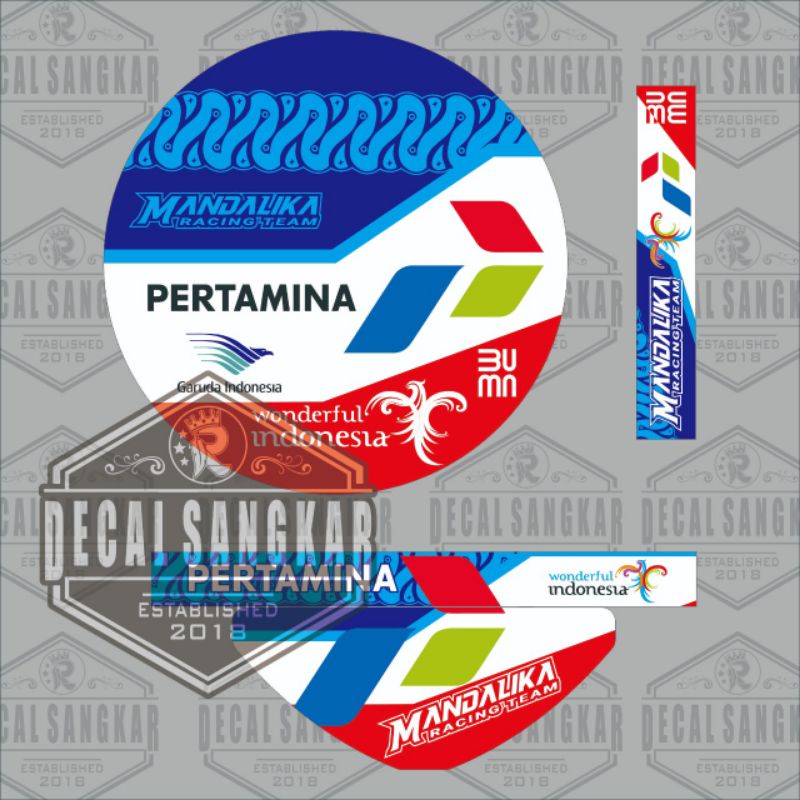 Jual stiker tebok mandalika racing team | Shopee Indonesia
