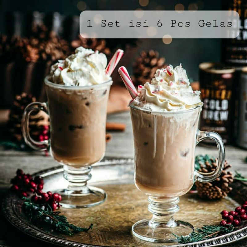Jual CITINOVA IRISH SET ISI 6PCS - GELAS KOPI IRISH - GELAS JUS - GELAS ...