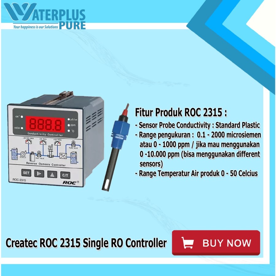 Jual ROC Conductivity Controller - ROC 2315 untuk Reverse osmosis | Shopee Indonesia